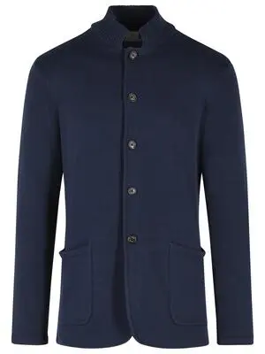 Eleventy Cotton Cardigan - Blue