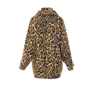 Alaïa Animal Print Layered Coat