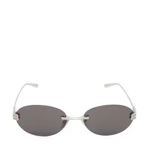Balenciaga Oval Sunglasses - Silver