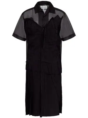MAISON MARGIELA Midi Polo Dress - Multicolor