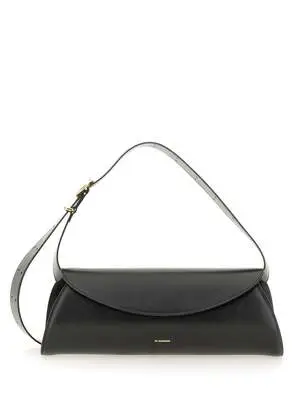 JIL SANDER Large Cannoli Bag - Black