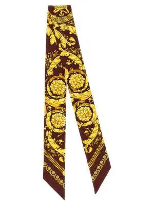 Versace Twill Lavallière With Baroque Print
