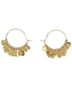 Isabel Marant Étoile Casablanca" Hoop Earrings With Embellished Resin And Brass