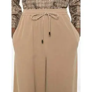 Max Mara Silk Wide Leg Trousers