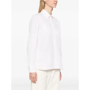Max Mara Pale Rose Striped Cotton Shirt