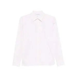 Max Mara Max Mara Pale Rose Striped Cotton Shirt Pink