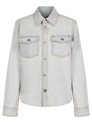 Bottega Veneta Extra Bleached Denim Shirt - Blue
