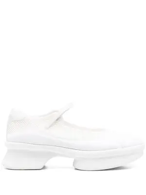 Prada Leather Ballerina Flats - Multicolor