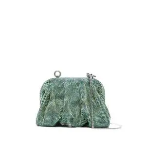 Benedetta Bruzziches Benedetta Bruzziches Mini Bag With Chain Detail Green