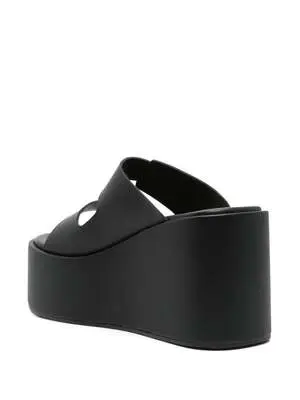 Coperni Wedge Double-strap Sandals - Multicolor