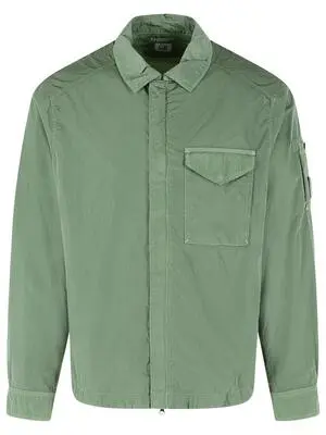 C.P. COMPANY C.P. COMPANY Polyamide Jacket With Lens Detail Green