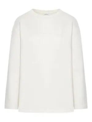 Max Mara Crewneck Cotton Sweatshirt - Multicolor