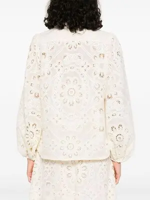 Zimmermann Rhiannon Embroidered Blouse - Multicolor
