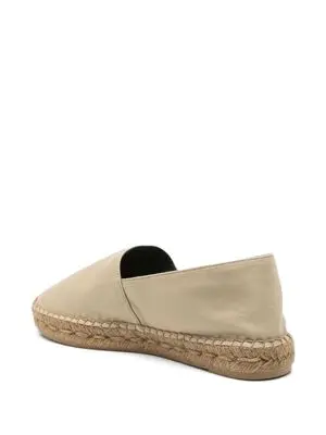 Saint Laurent Cotton Espadrilles With Braided Raffia Sole