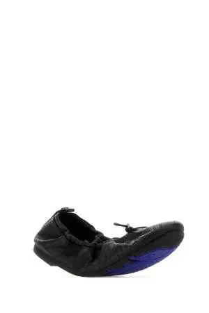 Burberry Leather Ballerinas - Black
