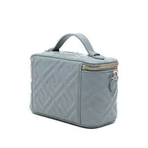 Fendi Quilted Ff Logo Top Handle Bag