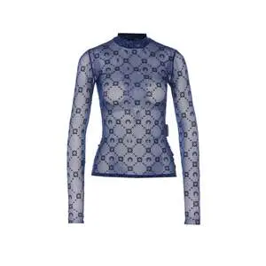 Marine Serre Sheer Performance Tops For Women