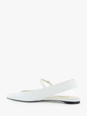 TOTEME Leather Ballet Flats With Buckle Strap - Multicolor