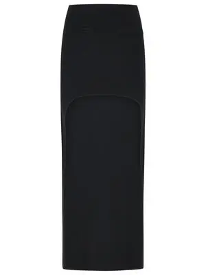 COURREGES Long Skirt - Black