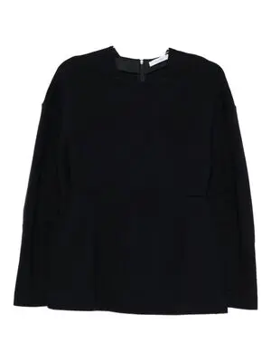 Max Mara Wool And Cotton Crew Neck Sweater - Multicolor