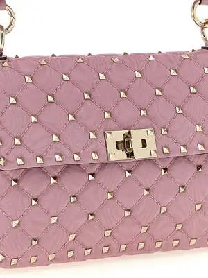 Valentino Garavani Rockstud Spike Shoulder Bag - Pink