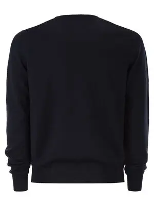 Kiton Long-sleeved Wool Crew Neck Jumper