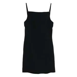 Givenchy Spaghetti Straps Square Neck Mini Dress - Black