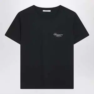 Givenchy Cotton T-shirt With Stamp Print - Black