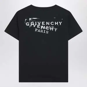 Givenchy Cotton T-shirt With Stamp Print - Black