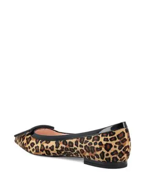 ROGER VIVIER Gommettine Pony Ballet Flats