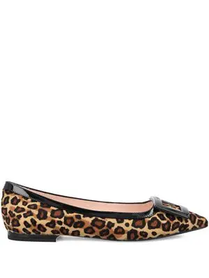 ROGER VIVIER Gommettine Pony Ballet Flats