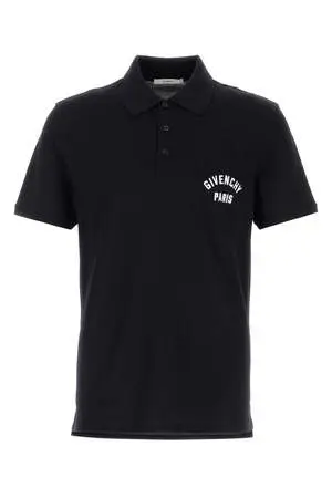 Givenchy Piquet Polo Shirt - Black