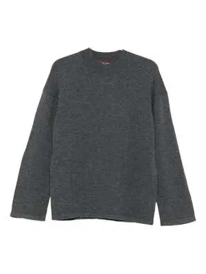 Max Mara Crew Neck Sweater In Cashmere Wool - Multicolor