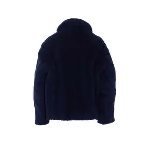 Max Mara Teddy Effect Jacket - Blue
