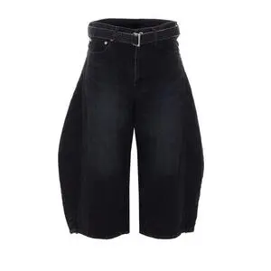 Sacai Denim Pants - Black