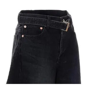 Sacai Denim Pants - Black