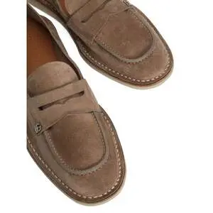 Dolce & Gabbana Logo Plaque Penny Slot Loafers