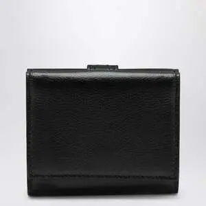 Chloé Mini Black Paddington Trifold Leather Wallet - Blue