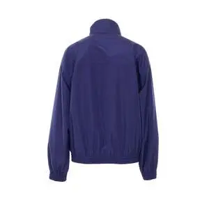 Miu Miu Popeline Blouson With Logo - Blue