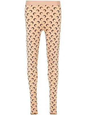 MARINE SERRE Moonogram Leggings - Multicolor