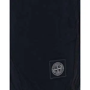 Stone Island Brushed Nylon Logo Swimwear - Black