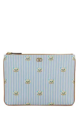Valentino Garavani Printed Leather Pouch - Multicolor