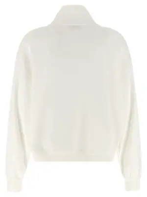 Brunello Cucinelli Cotton Piqué Sweatshirt With Heraldic Emblem