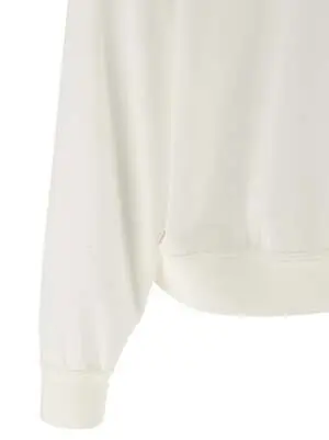 Brunello Cucinelli Cotton Piqué Sweatshirt With Heraldic Emblem