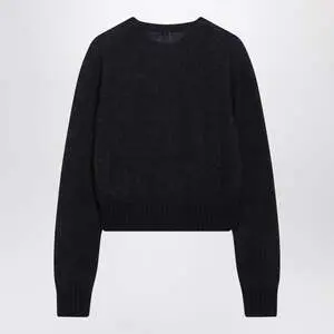 Chloé Navy Alpaca-blend Sweater - Blue