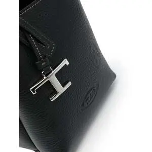 TOD'S Calfskin Tote Bag With Magnetic Fastening