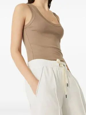 Brunello Cucinelli Cotton Drawstring Trousers