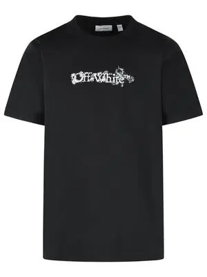 Off-White Heraldic' Cotton T-shirt - Black