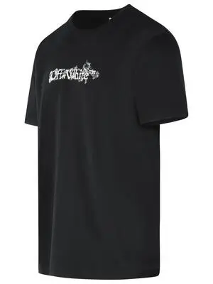 Off-White Heraldic' Cotton T-shirt - Black
