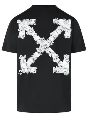 Off-White Heraldic' Cotton T-shirt - Black